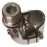 Stainless Steel Rail Mount for 1-1/4" - 1-1/2"