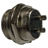 2-Pin Male Chassis Mount