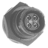 4-Pin Panel Mount (.062-Pin OD)