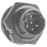 6-Pin Panel Mount (.040 Pin OD)